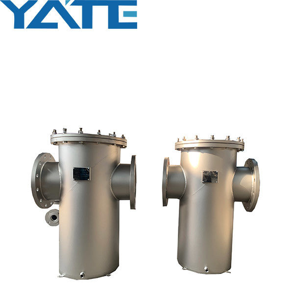 Flange Joint Basket Filter Strainer For Large Flow Filtration