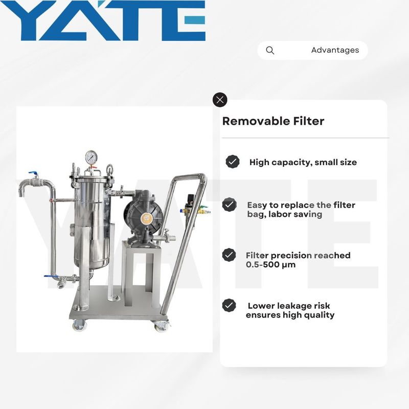 Movable Stainless Steel Water Filter Housing Honey Stainless Steel ...