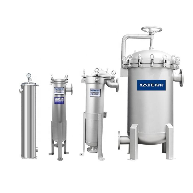 Industrial Stainless Steel Liquid Solid Separator Multi Bag Filter ...