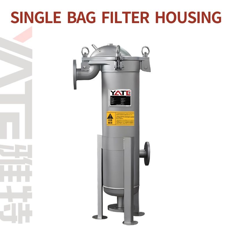 Stainless Steel Filter Housing For Filter Bag Housing System With Max 120C
