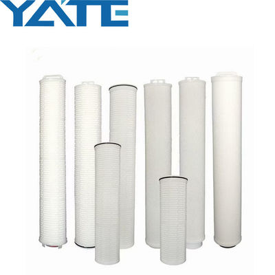 Water High Flow Cartridge Filter Industrial Pleated Filter Element