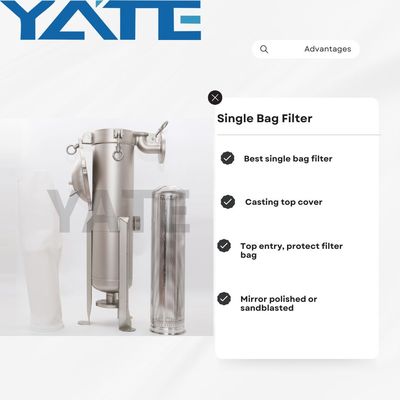 Stainless Steel Bag Filter Housing Single Filter Housing For Wine ...
