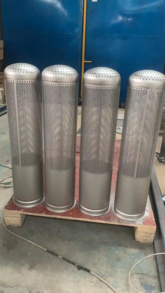 Industrial Sintered Porous Stainless Steel Filters SS 304 Customized