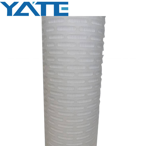 Water High Flow Cartridge Filter Industrial Pleated Filter Element